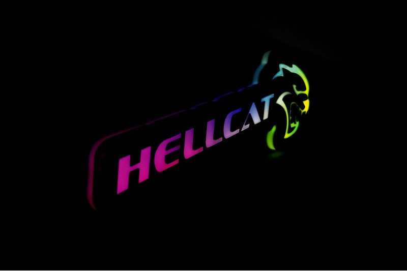 Illuminated lighting badge for Hellcat
